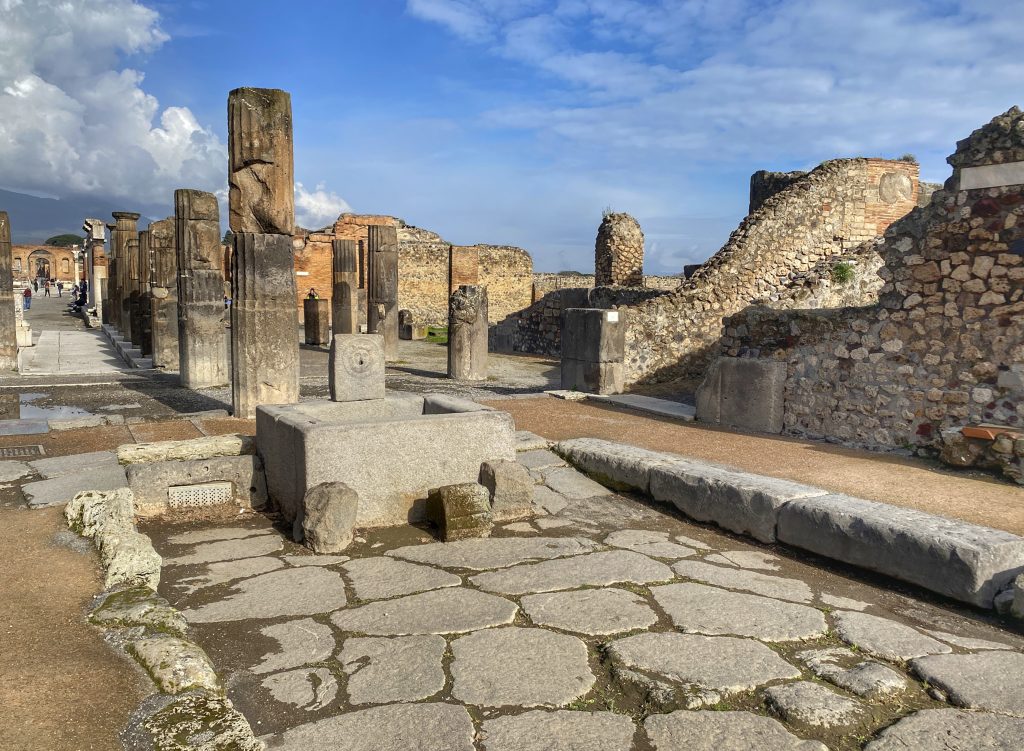 Echoes of Pompeii: A Tale Under the Shadow of Vesuvius - 43BlueDoors